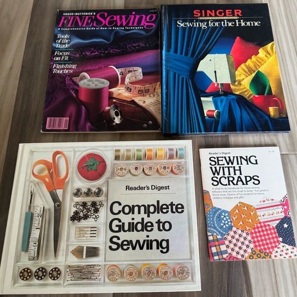 Accents | Vintage Singer Readers Digest Sewing Books Lot | Poshmark